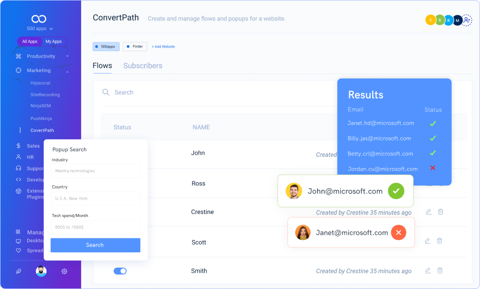 User Segmentation | ConvertPath by 500apps